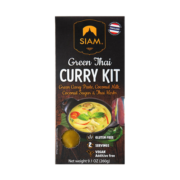 SIAM Thai Green, Red, & Yellow Curry Kit Bundle, (9.1 oz Boxes ...