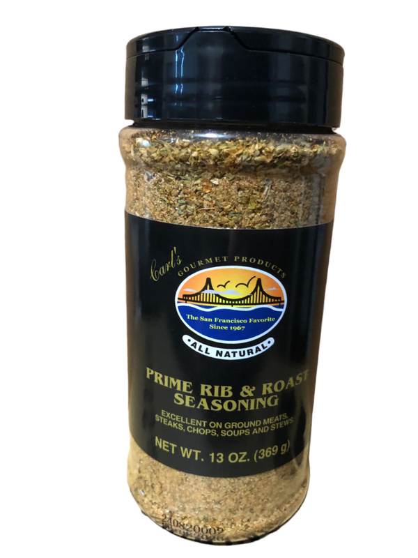 Carl's Gourmet All Natural Prime Rib & Roast Seasoning, 13 oz (369g ...