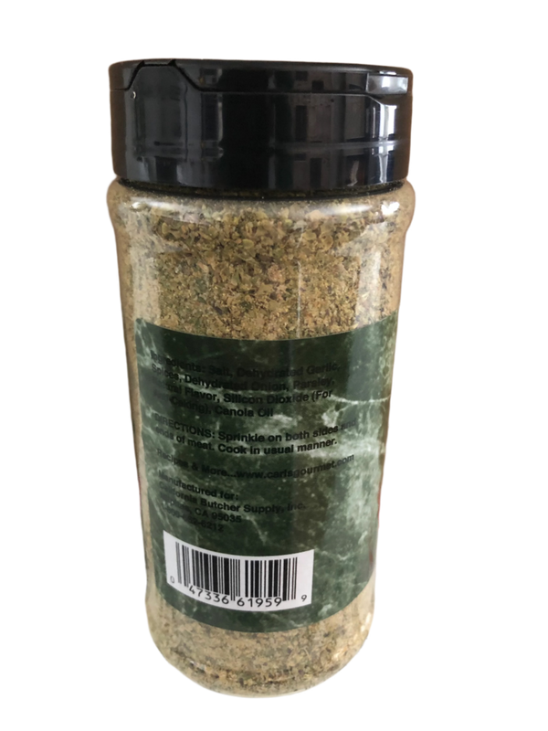 Carl's Gourmet All Natural Lemon Garlic Seasoning and Meat Rub, 11.5 o ...