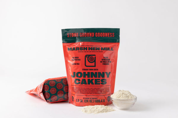 Marsh Hen Mill Johnny Cake Mix, 24 oz - Snazzy Gourmet