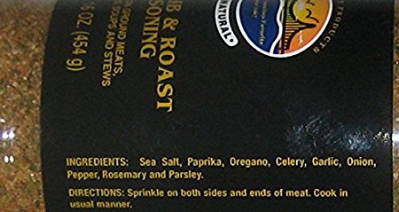Carl's Gourmet All Natural Prime Rib & Roast Seasoning - 16 oz - Snazzy ...