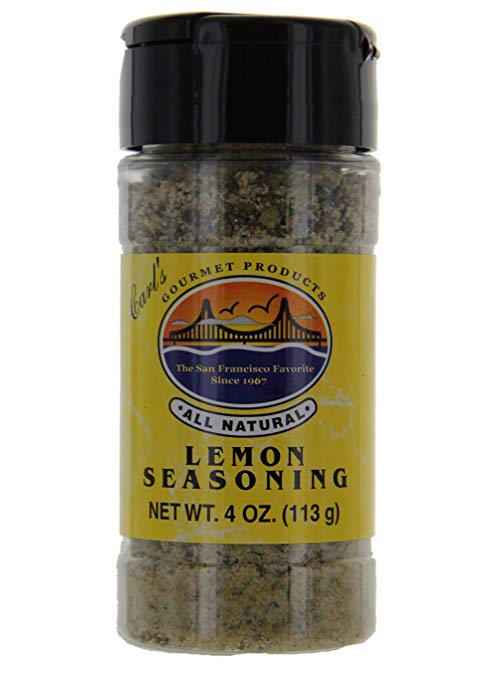 Carl's Gourmet All Natural Lemon Seasoning and Meat Rub - 4 oz - Snazzy ...