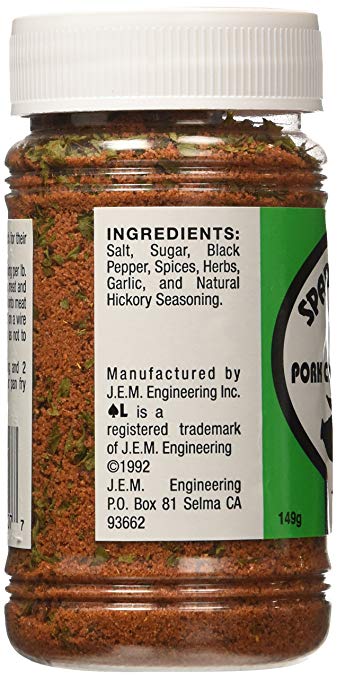 Spade L Ranch Pork Chop & Rib Seasoning, 5.25 oz - Snazzy Gourmet